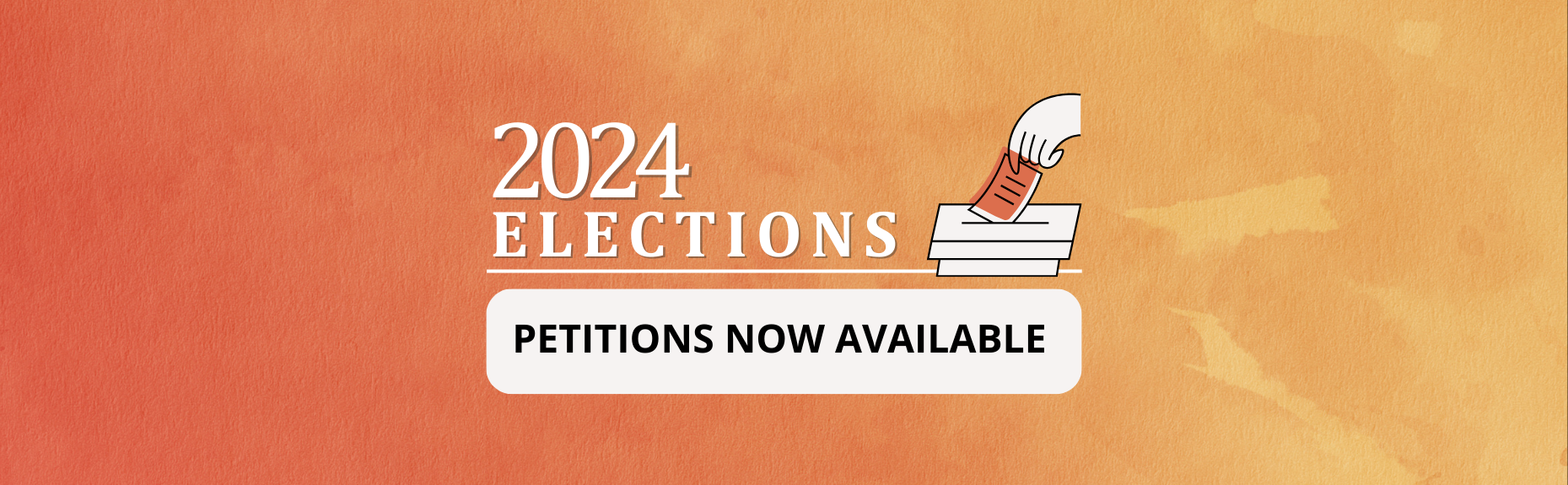 Petitions for March 2024 Elections Now Available